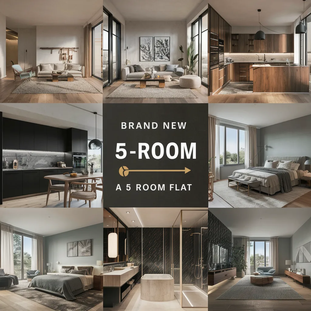 Design Options for BTO 5 room Flats in Singapore - 9creation