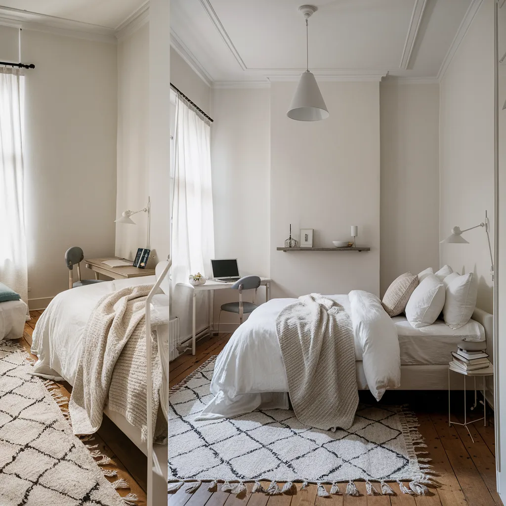 Simple Bedroom Design: Creating a Tranquil and Elegant Space - 9creation