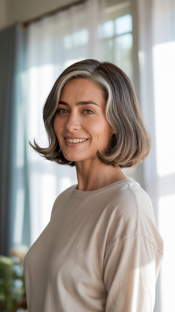 10 Flattering Medium Length Hairstyles for Women Over 50