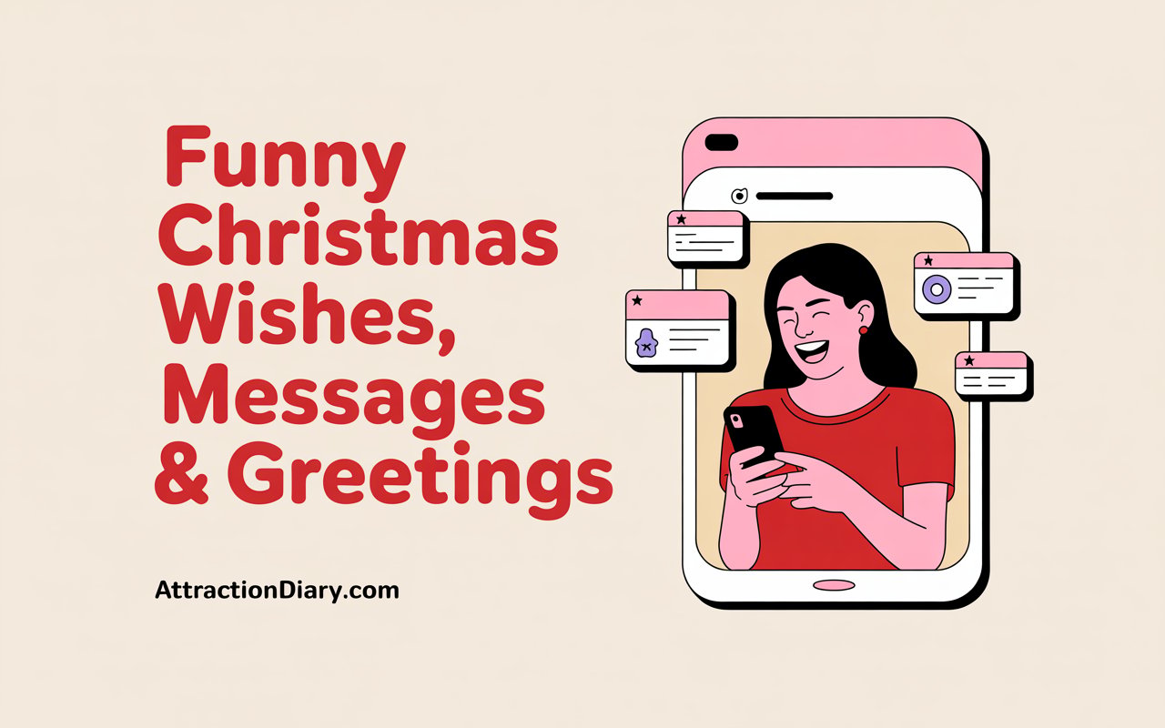 100+ Funny Christmas Wishes, Messages & Greetings - Attraction Diary