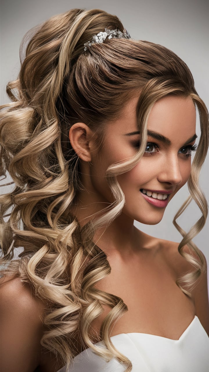 33 Half Up Half Down Prom Hairstyles: Hairstyle With Beauty