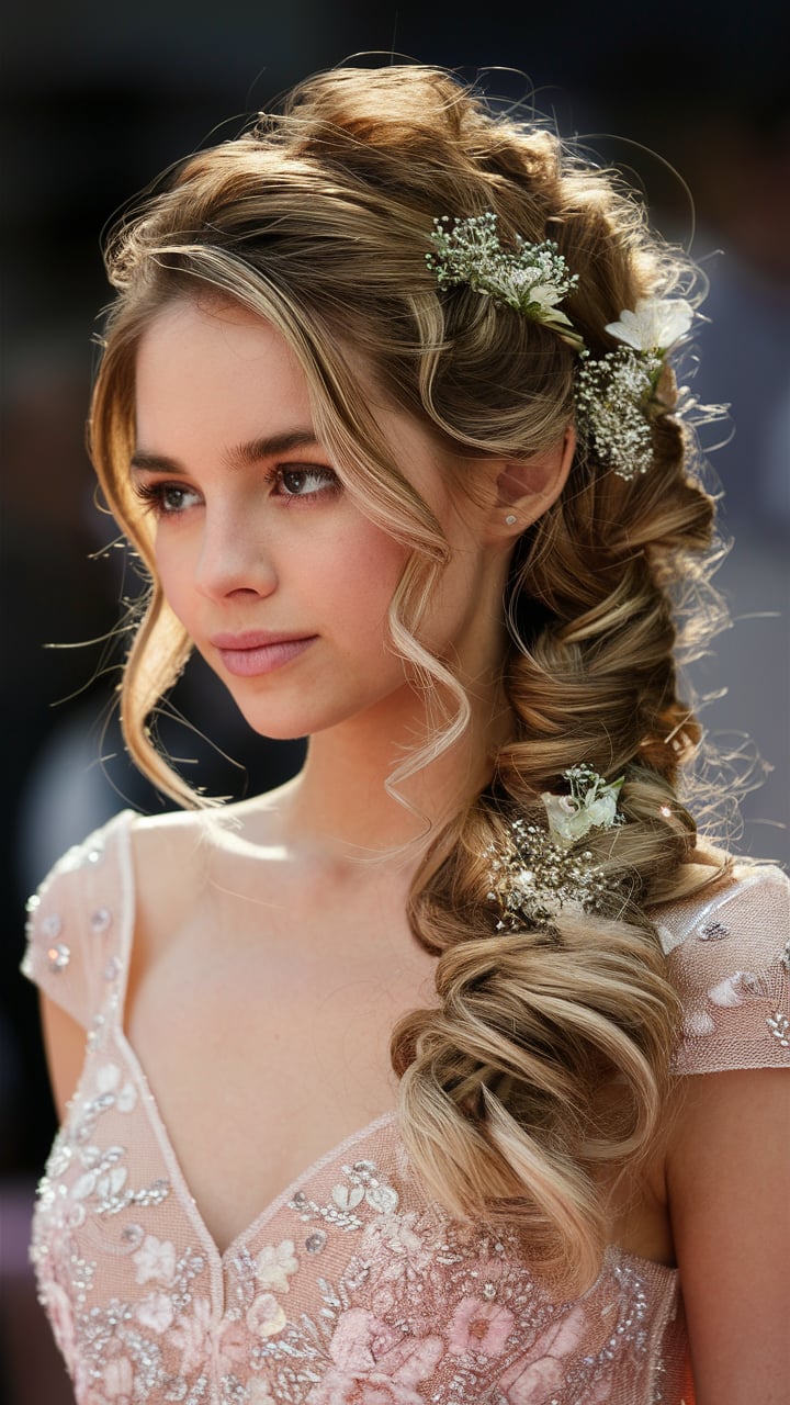 33 Half Up Half Down Prom Hairstyles: Hairstyle With Beauty