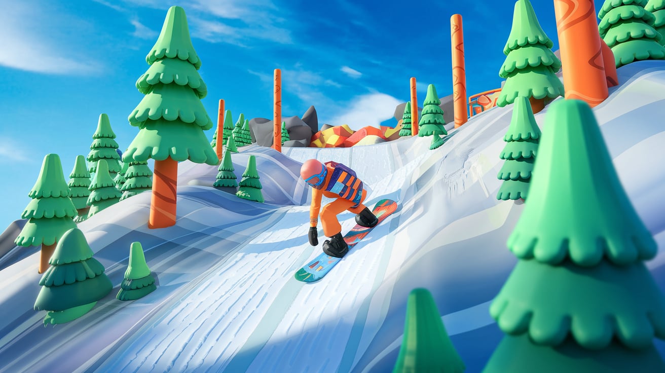 snow rider 3d: play games for free