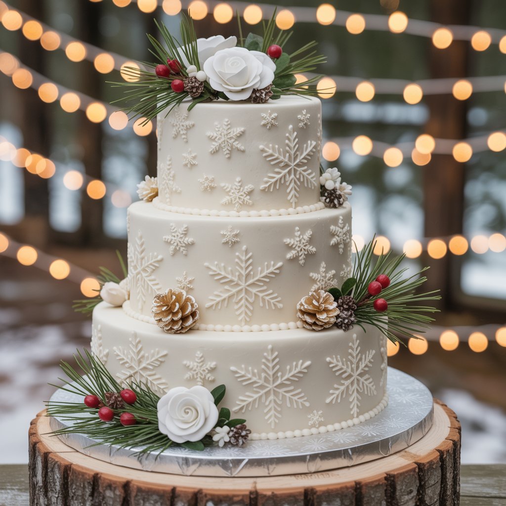 Winter Wedding Cakes: Cozy, Elegant & Delicious Designs for Cold ...