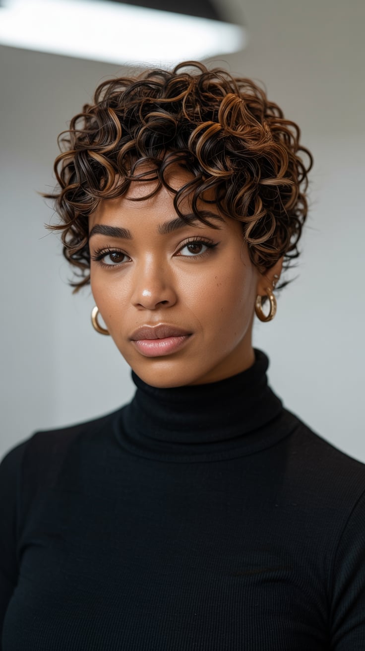 15 Short Curly Hairstyles for Black Women