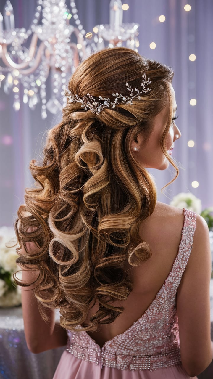 33 Half Up Half Down Prom Hairstyles: Hairstyle With Beauty